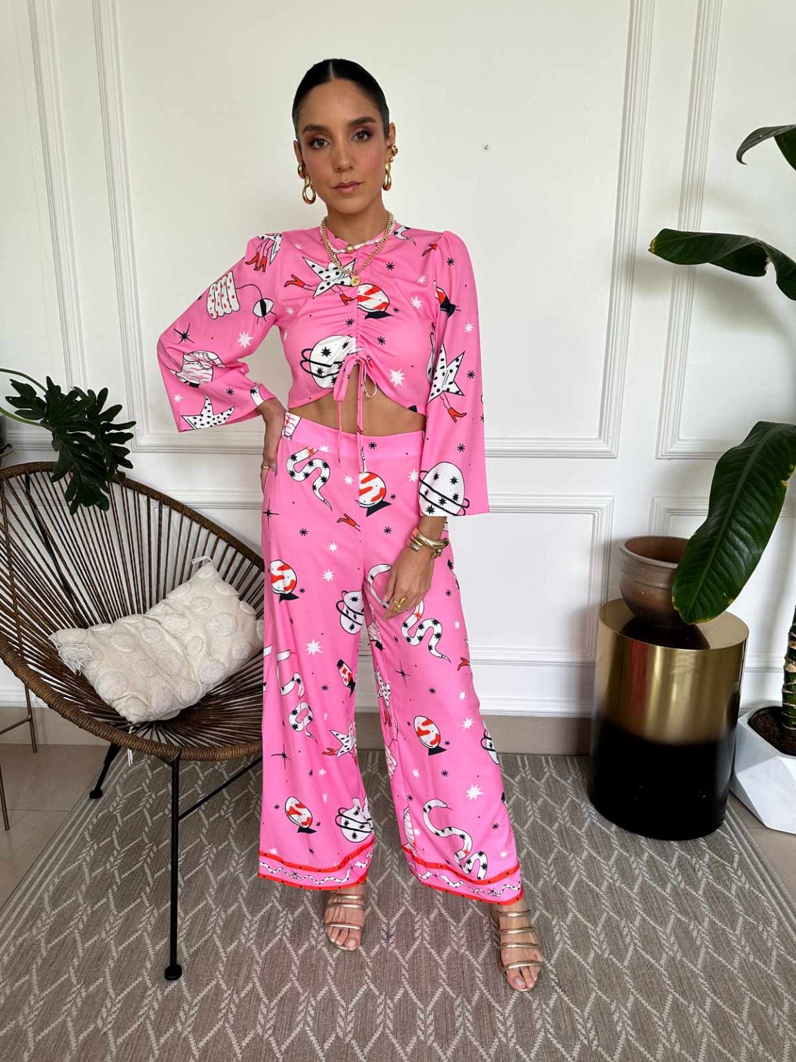 BLUSA PINK COUNTRY AFFAIR FRANCHESCA - Landa Shop