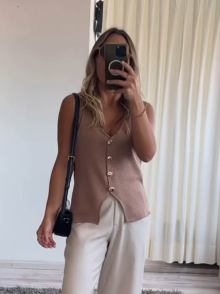 VAL TOP BROWN - Landa Shop