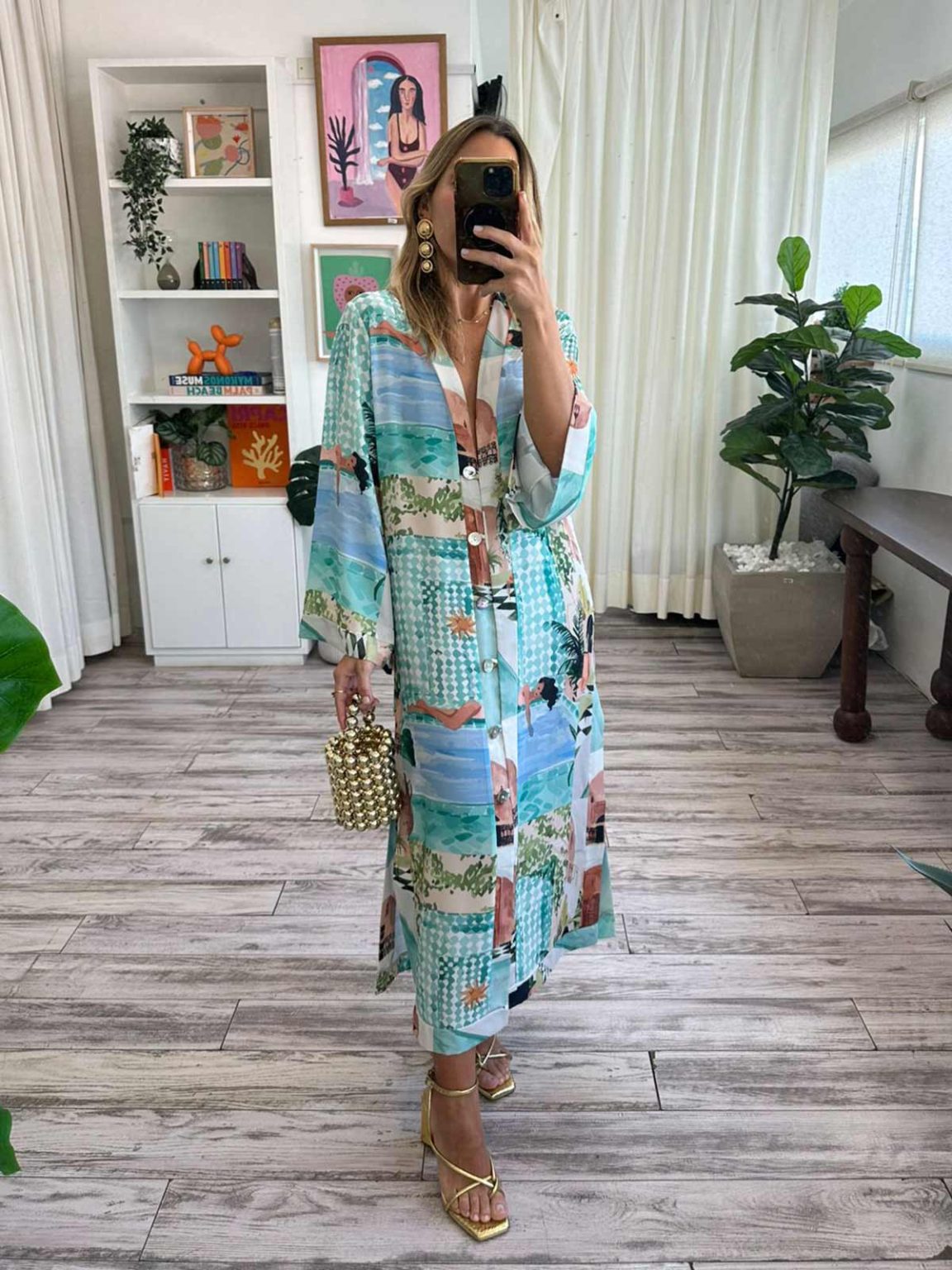 CHIARA COVER UP WHITE CARTAGENA - Landa Shop